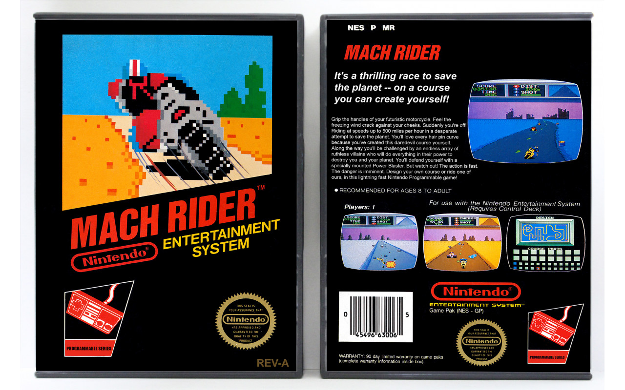 Gaming Relics - Nintendo NES - Mach Rider