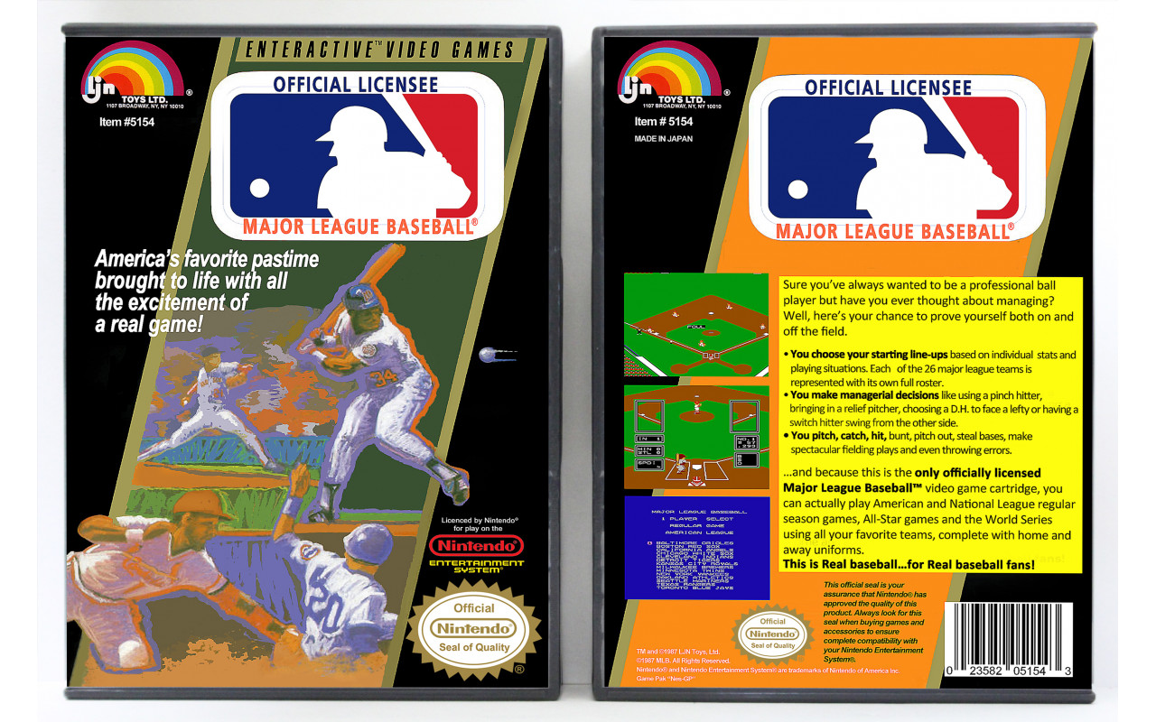 Gaming Relics - Nintendo NES - Major League Baseball
