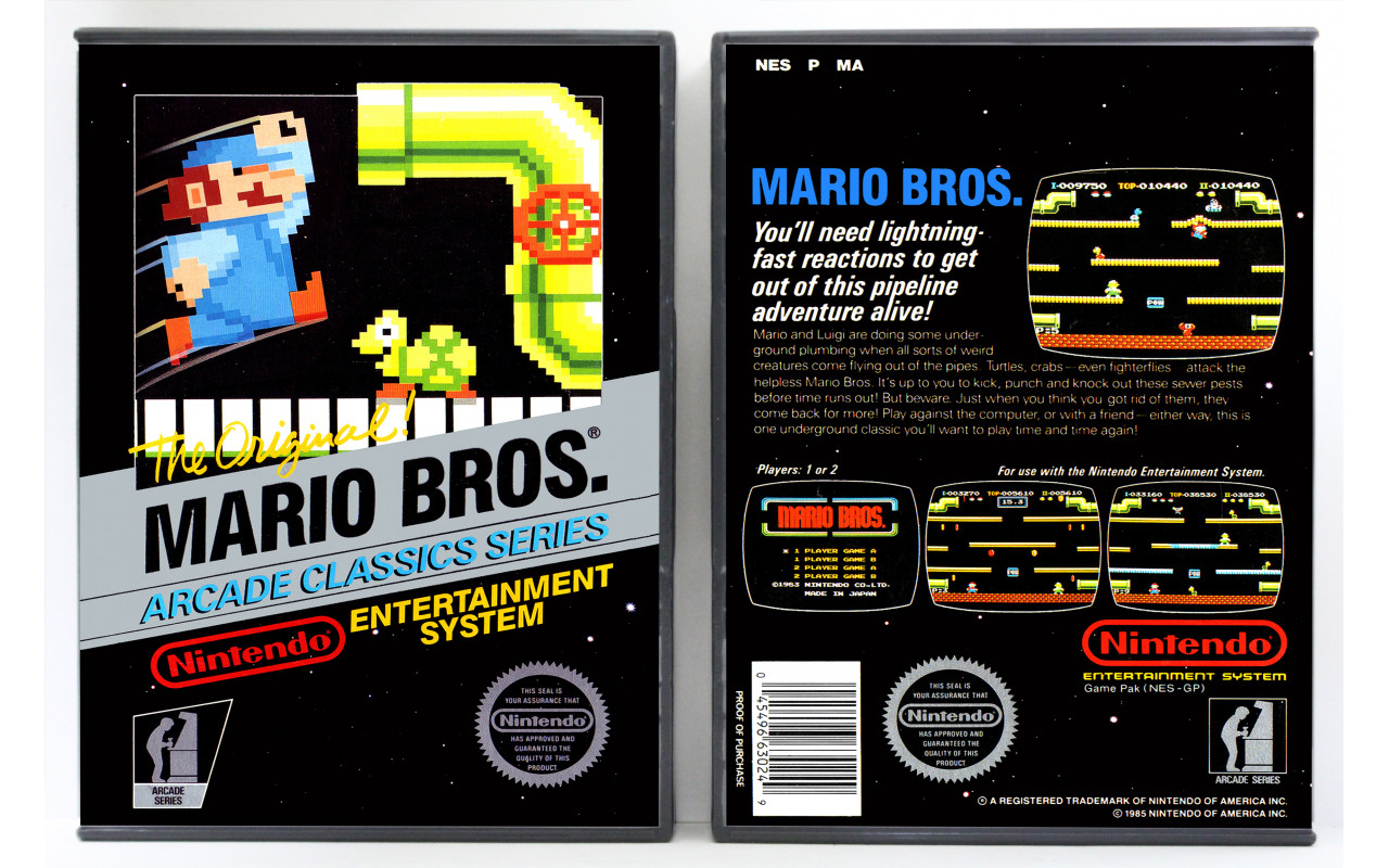Gaming Relics - Nintendo NES - Mario Bros., The Original
