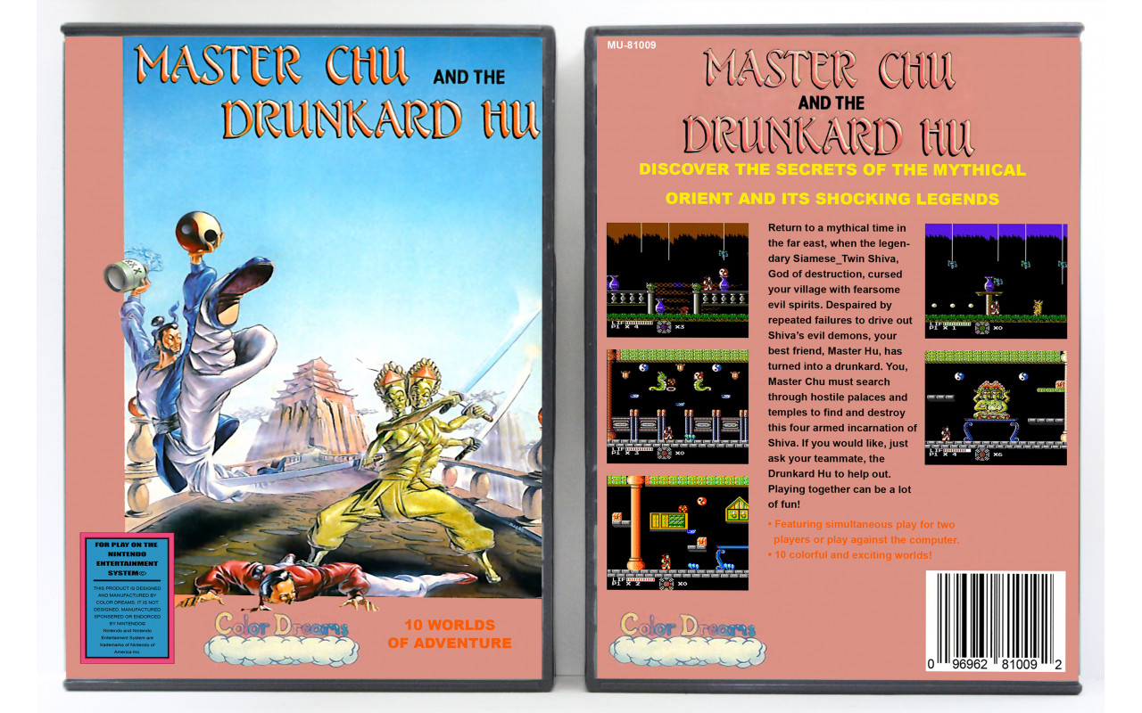 Gaming Relics - Nintendo NES - Master Chu and the Drunkard Hu