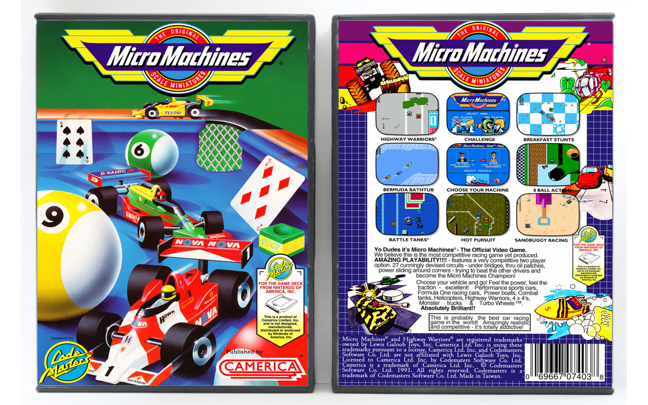 Gaming Relics - Nintendo NES - Micro Machines