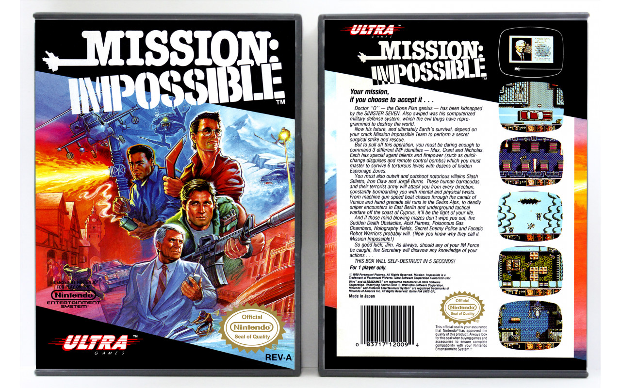 Gaming Relics - Nintendo NES - Mission: Impossible