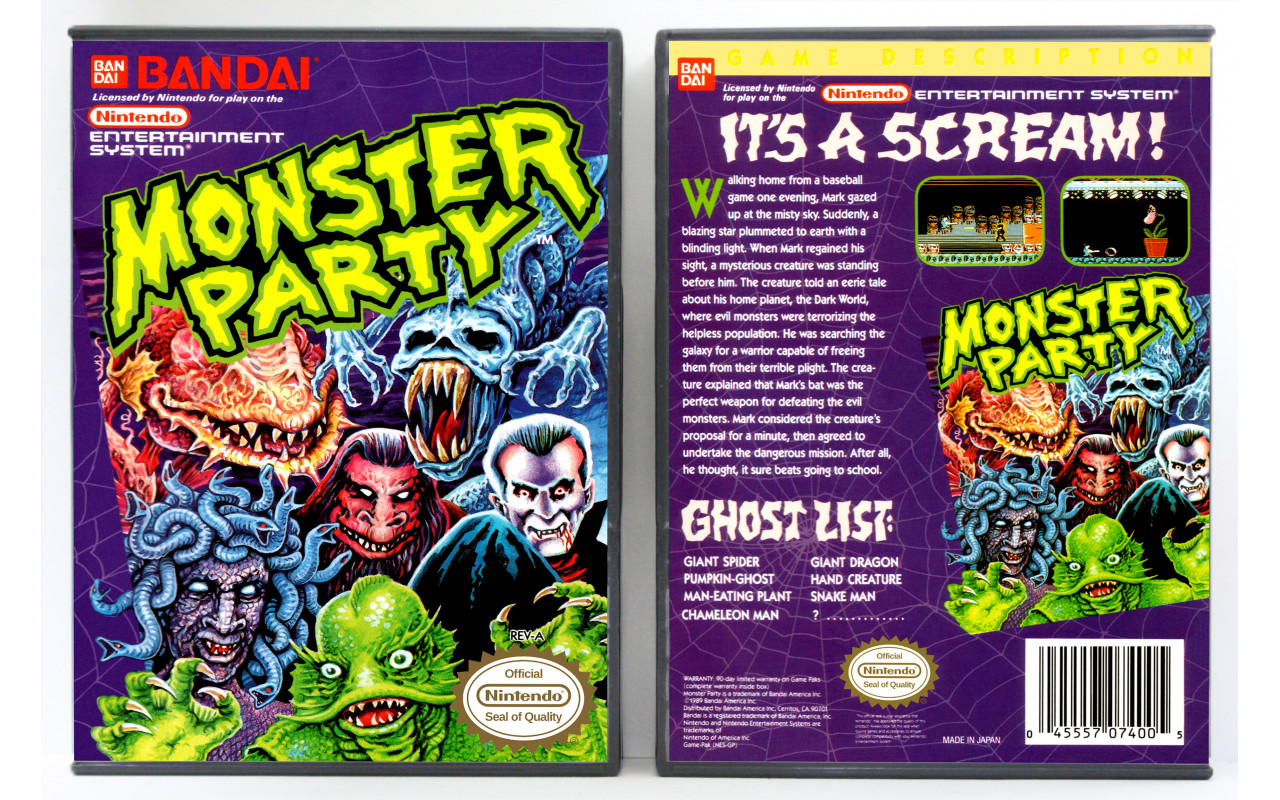 Gaming Relics - Nintendo NES - Monster Party