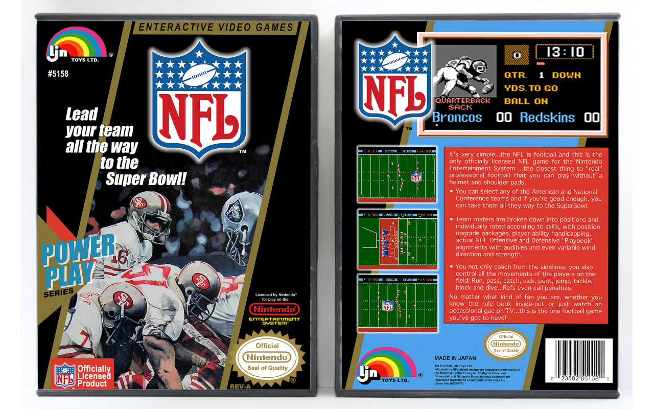 Gaming Relics - Nintendo NES - NFL