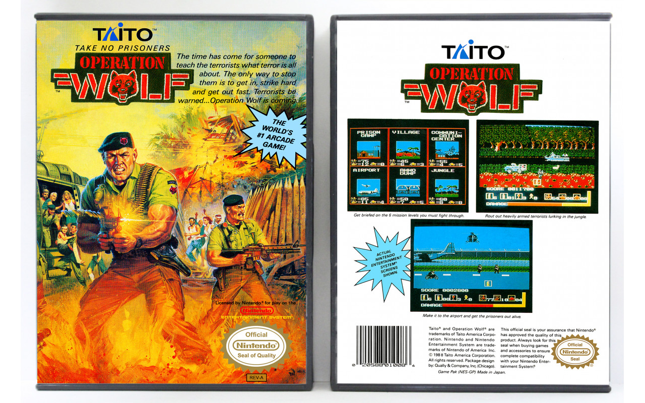 Gaming Relics - Nintendo NES - Operation Wolf