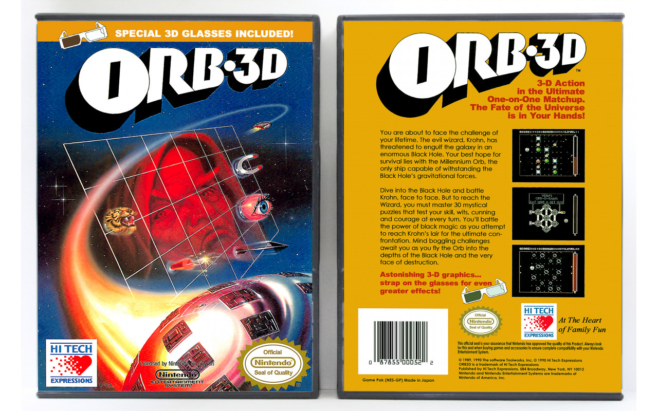 Gaming Relics - Nintendo NES - Orb 3D