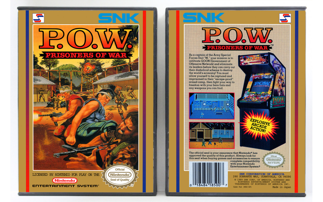Gaming Relics - Nintendo NES - P.O.W. Prisoners of War