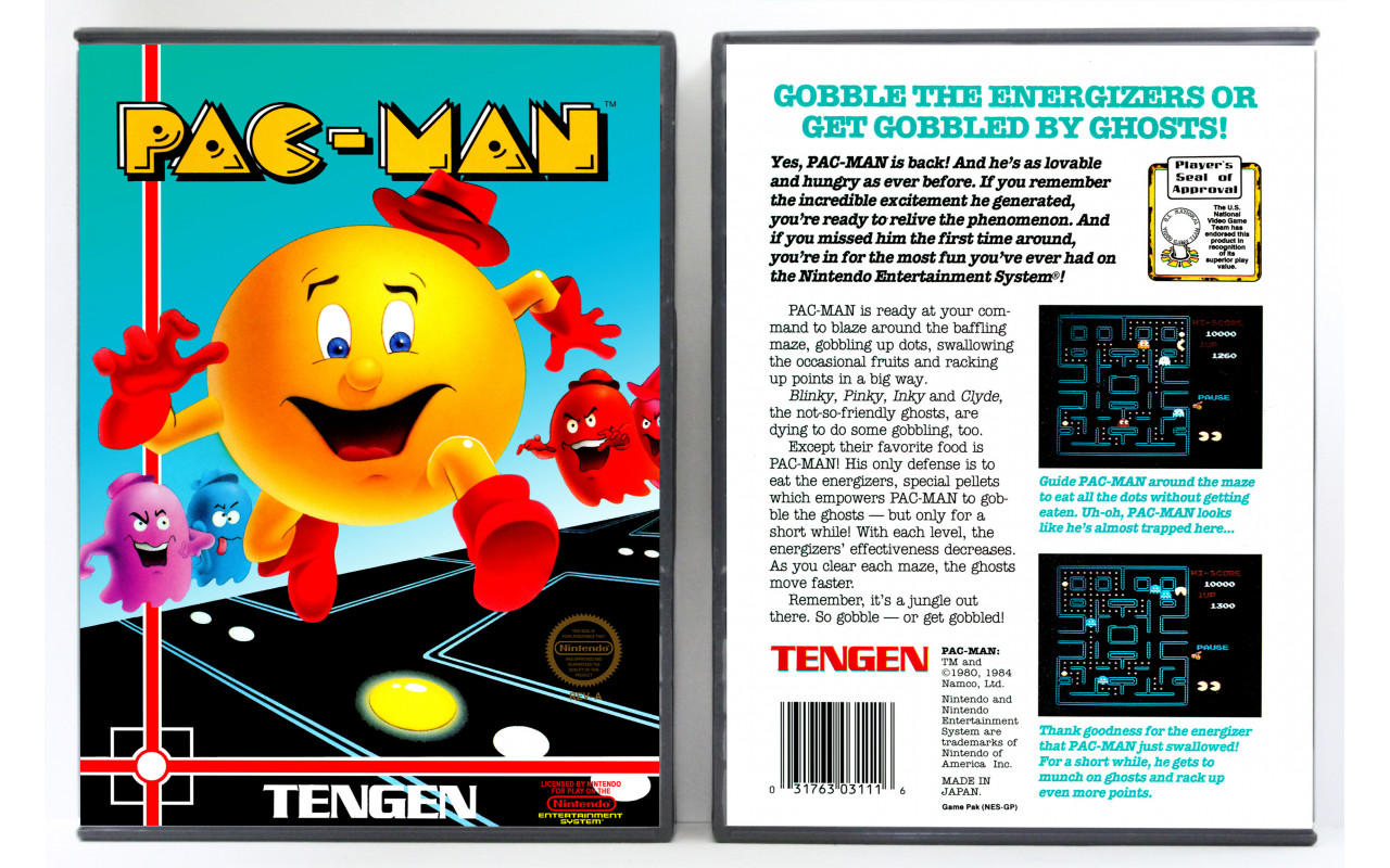 Gaming Relics - Nintendo NES - Pac-Man (Tengen)