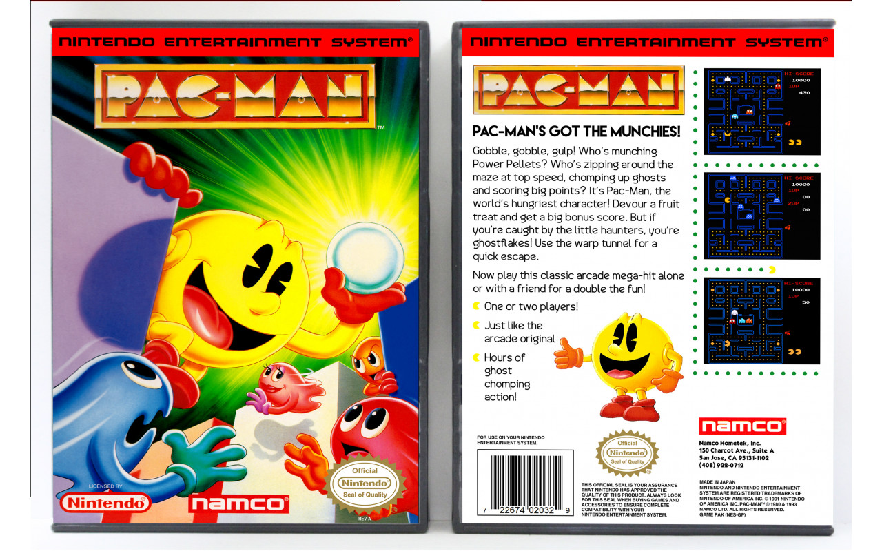 Gaming Relics - Nintendo NES - Pac-Man (Namco)