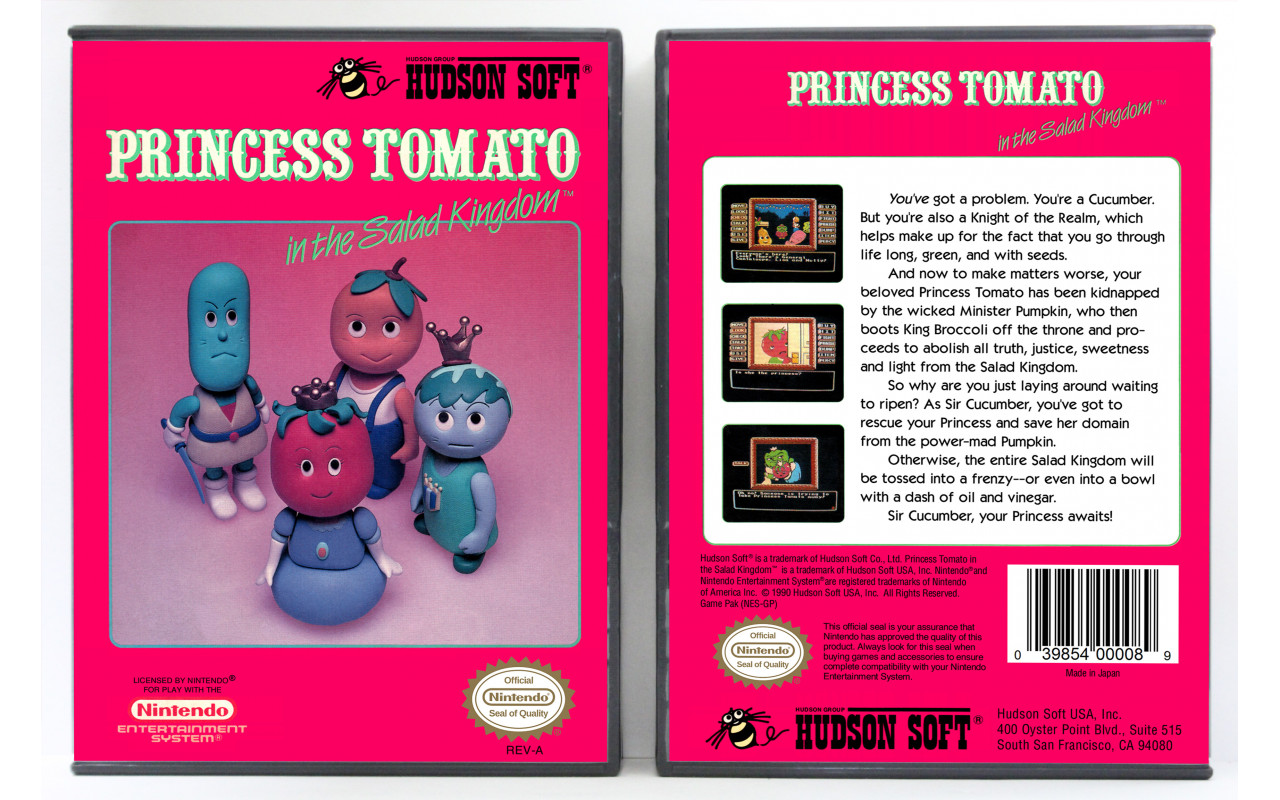 Gaming Relics - Nintendo NES - Princess Tomato in the Salad Kingdom