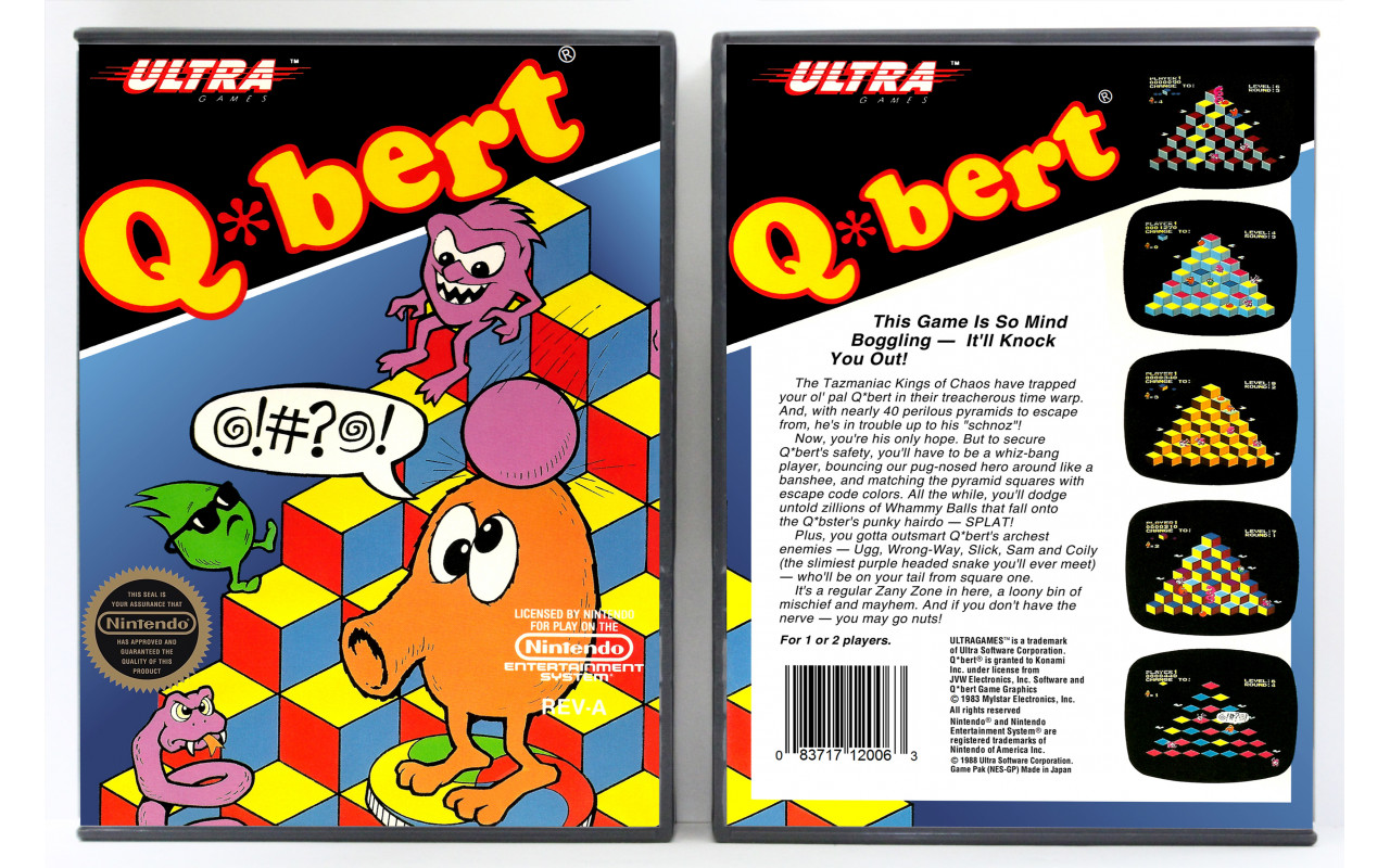 Gaming Relics - Nintendo NES - Q*Bert