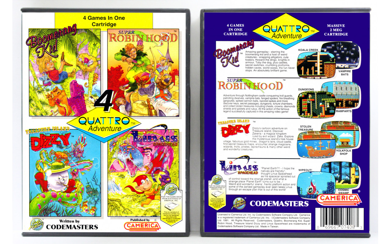 Gaming Relics - Quattro Adventure: 4 Games in One