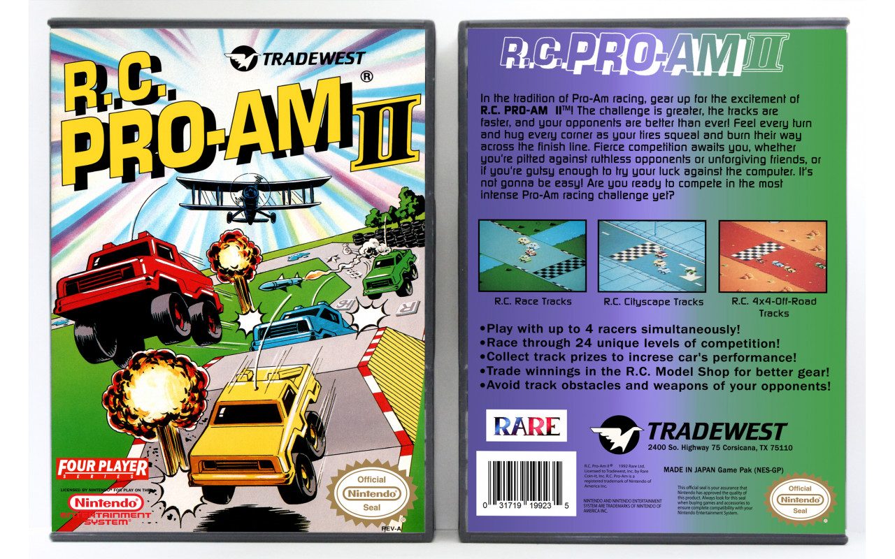 Gaming Relics - Nintendo NES - R.C. Pro-Am II