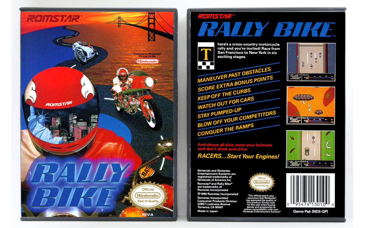 Gaming Relics - Nintendo NES - Rally Bike