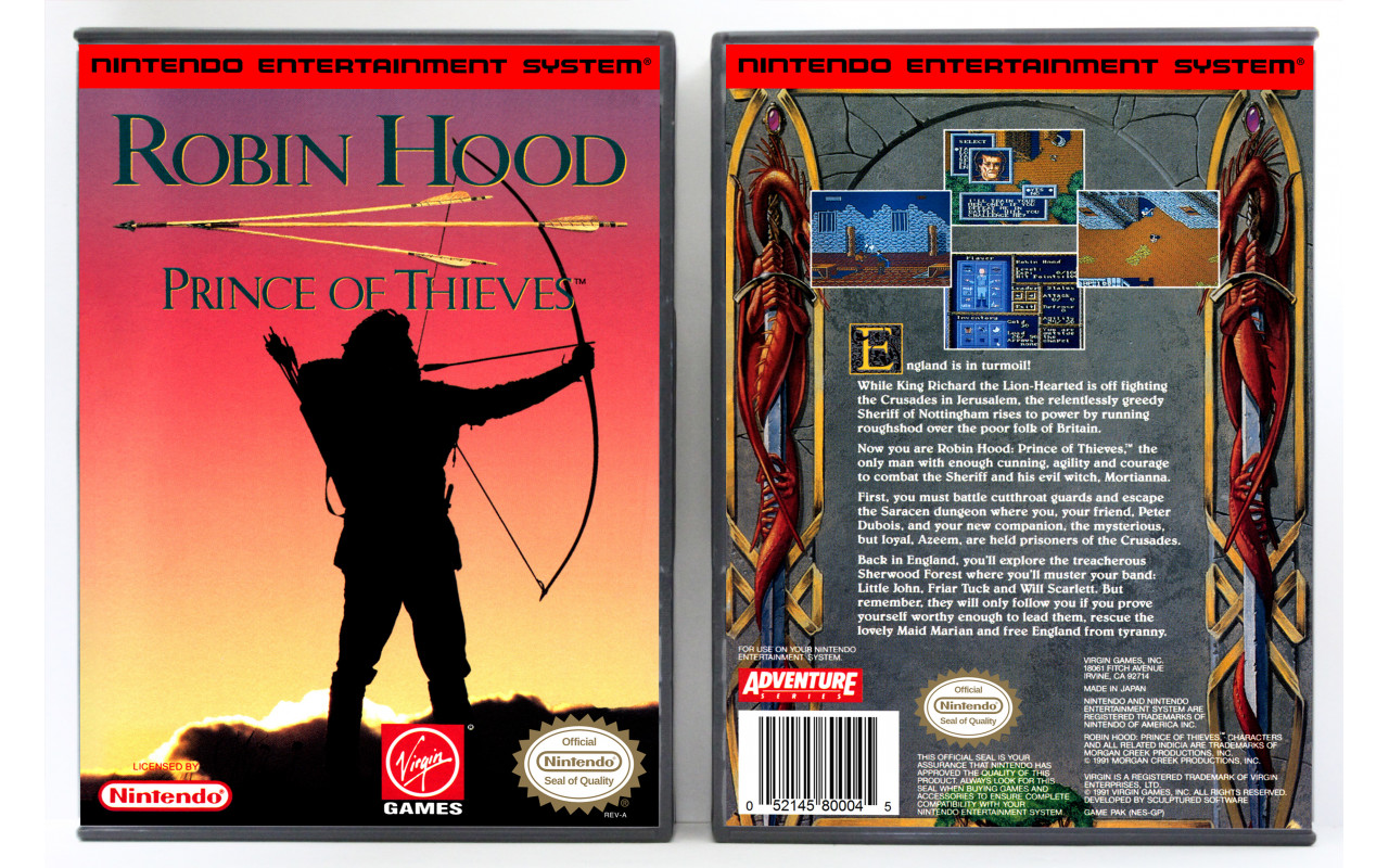 Gaming Relics - Robin Hood: Prince of Thieves