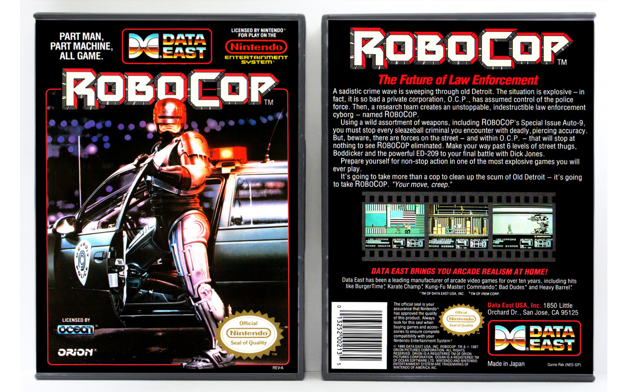 Gaming Relics - Nintendo NES - RoboCop