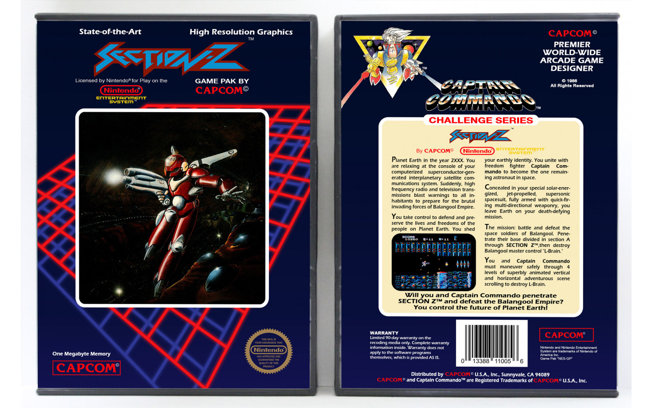 Gaming Relics - Nintendo NES - Section Z