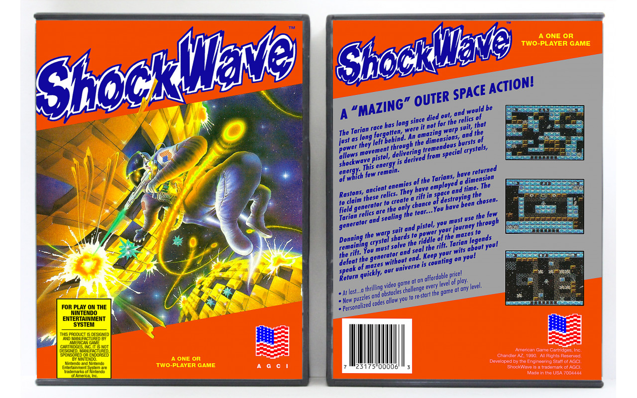 Gaming Relics - Nintendo NES - Shock Wave