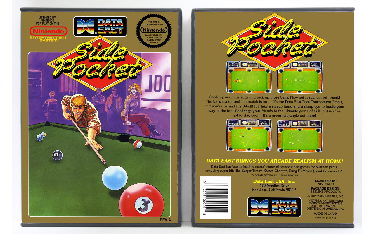 Gaming Relics - Nintendo NES - Side Pocket