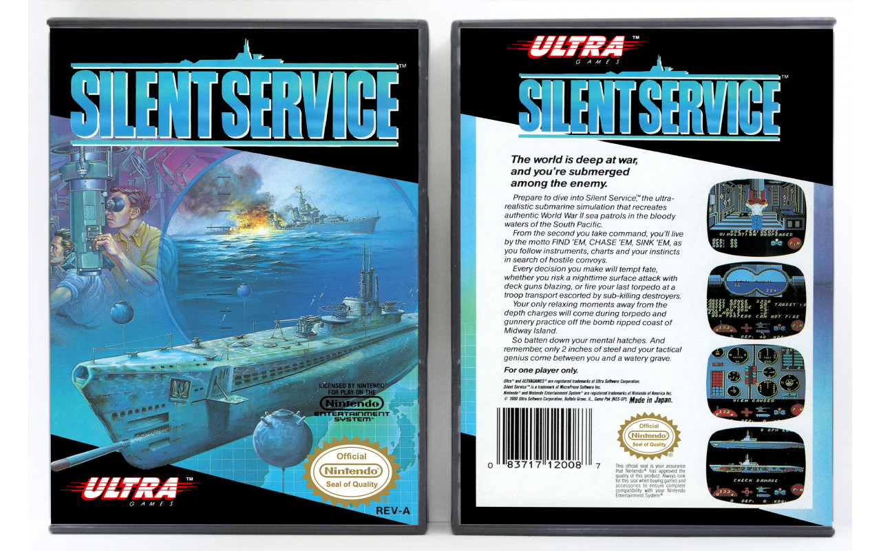Gaming Relics - Nintendo NES - Silent Service
