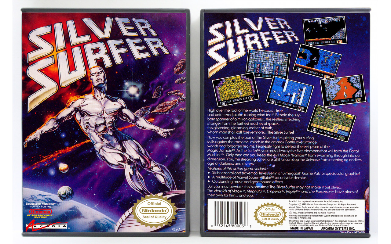 Gaming Relics - Nintendo NES - Silver Surfer