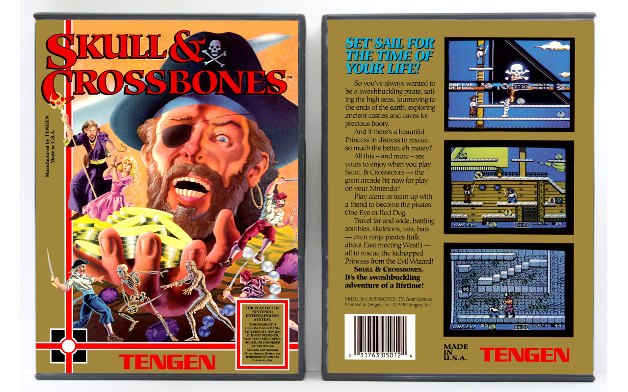 Gaming Relics - Nintendo NES - Skull & Crossbones