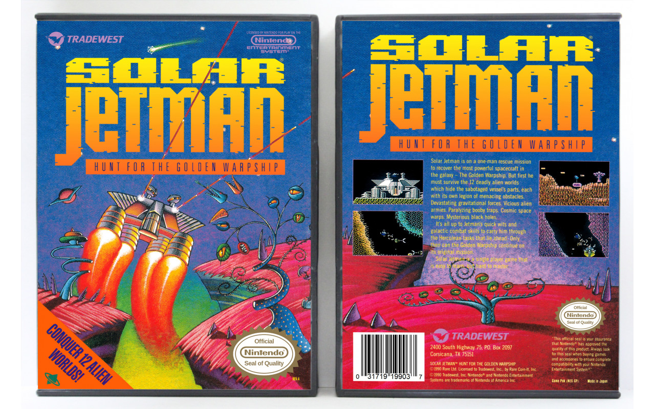 Gaming Relics - Nintendo NES - Solar Jetman