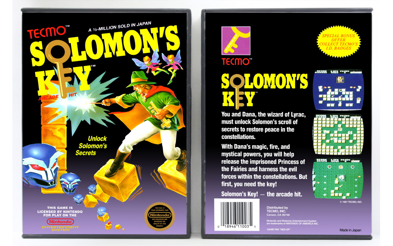 Gaming Relics - Nintendo NES - Solomon's Key