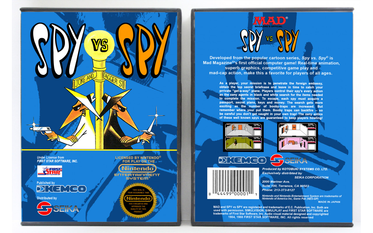Gaming Relics - Nintendo NES - Spy vs Spy