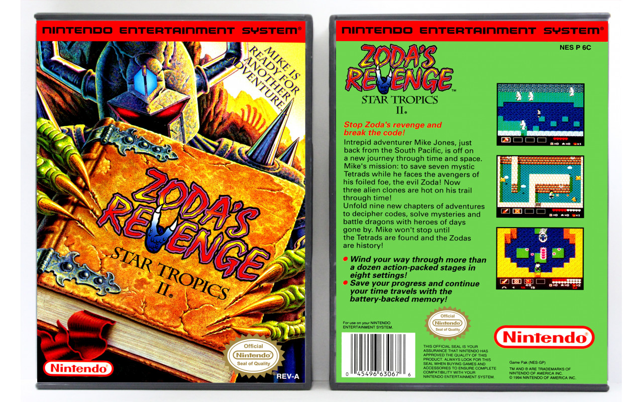 Gaming Relics - Nintendo NES - StarTropics II: Zoda's Revenge