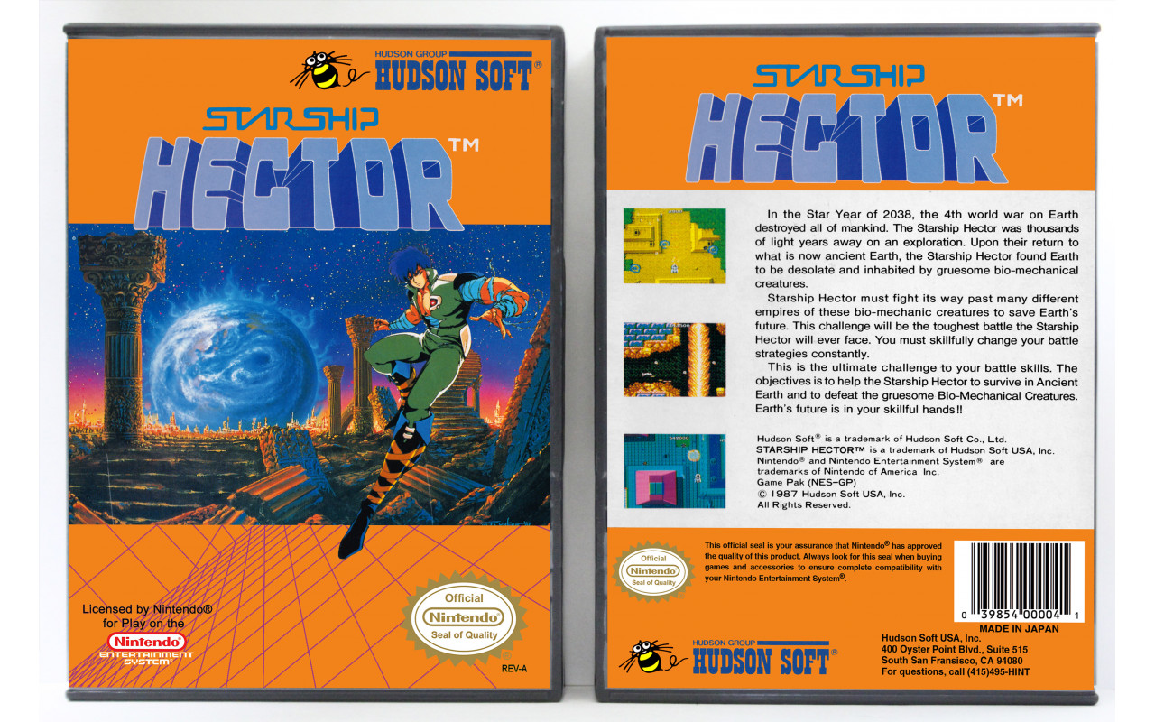 Gaming Relics - Nintendo NES - Starship Hector