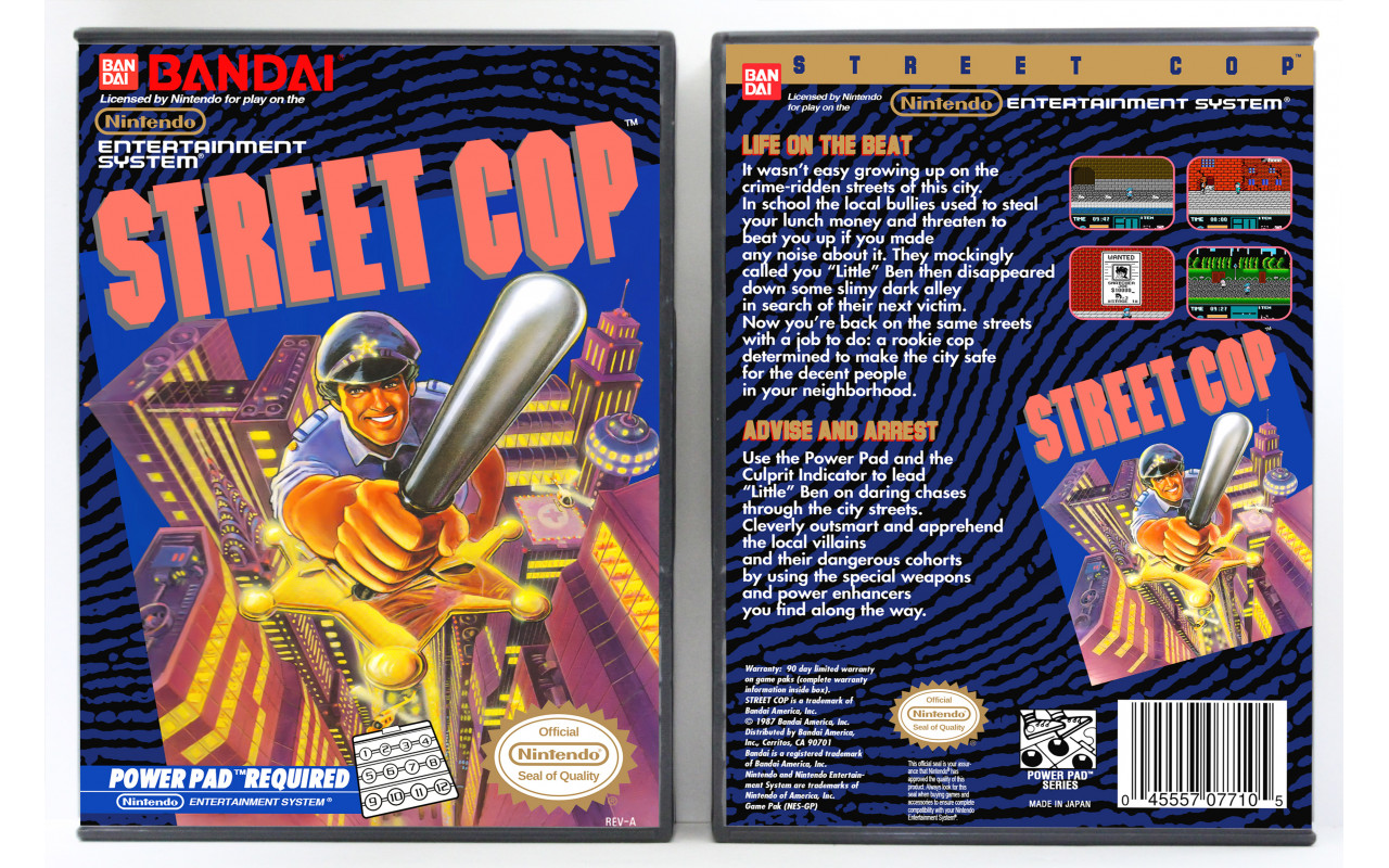 Gaming Relics - Nintendo NES - Street Cop