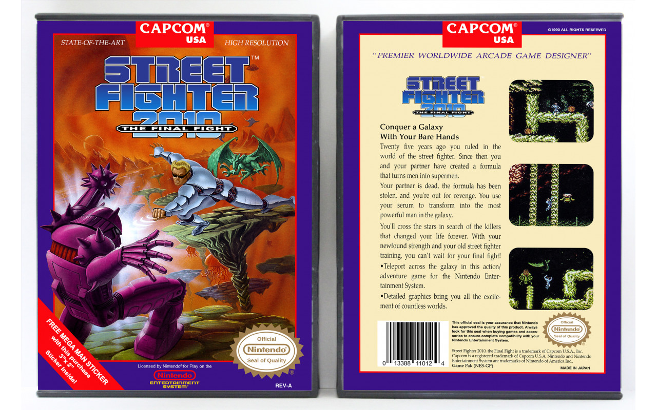 Gaming Relics - Nintendo NES - Street Fighter 2010: The Final Fight