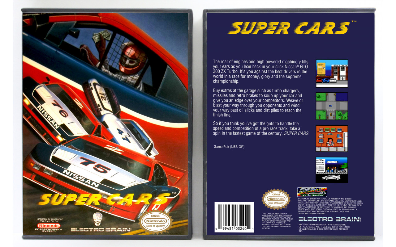 Gaming Relics - Nintendo NES - Super Cars