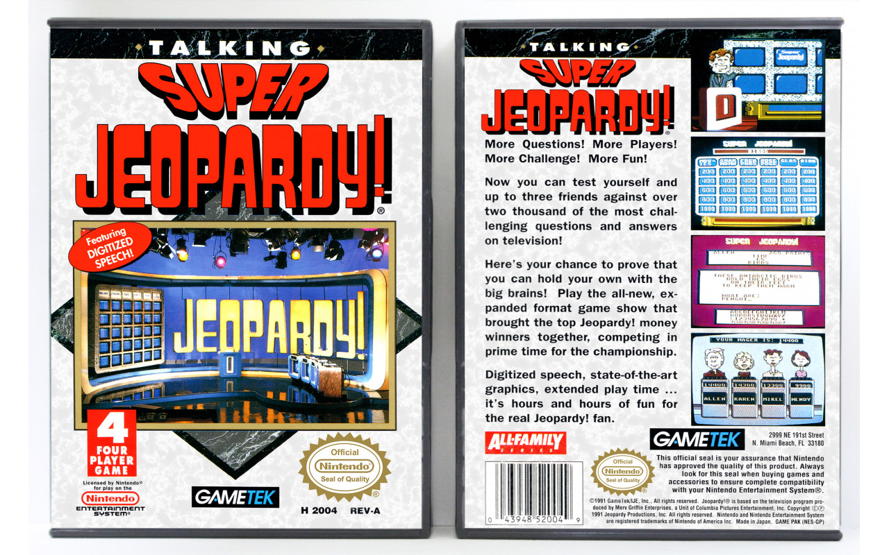 Gaming Relics - Nintendo NES - Talking Super Jeopardy
