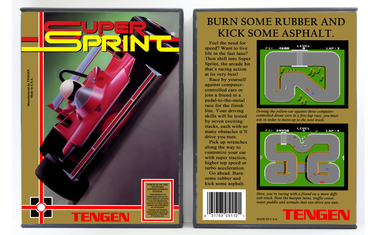 Gaming Relics - Nintendo NES - Super Sprint