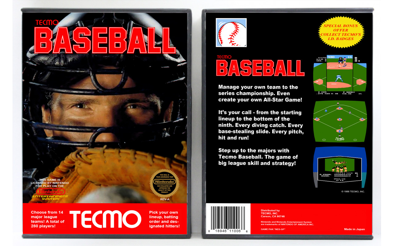 Gaming Relics - Nintendo NES - Tecmo Baseball