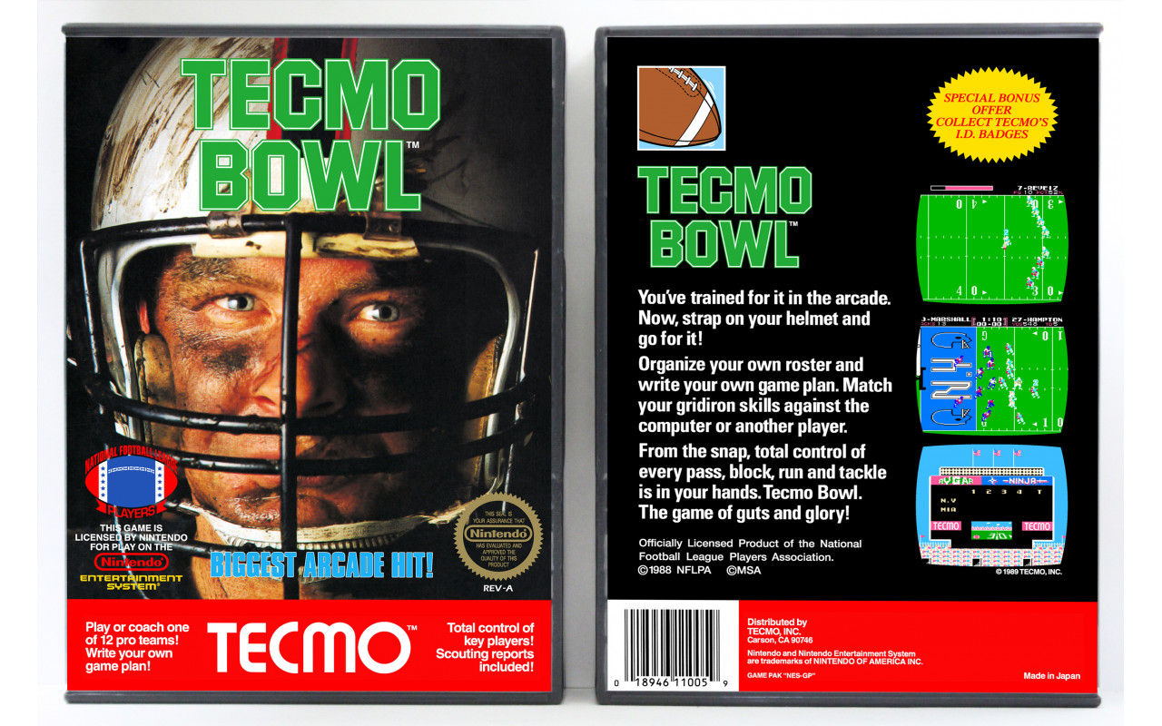 Gaming Relics - Nintendo NES - Tecmo Bowl