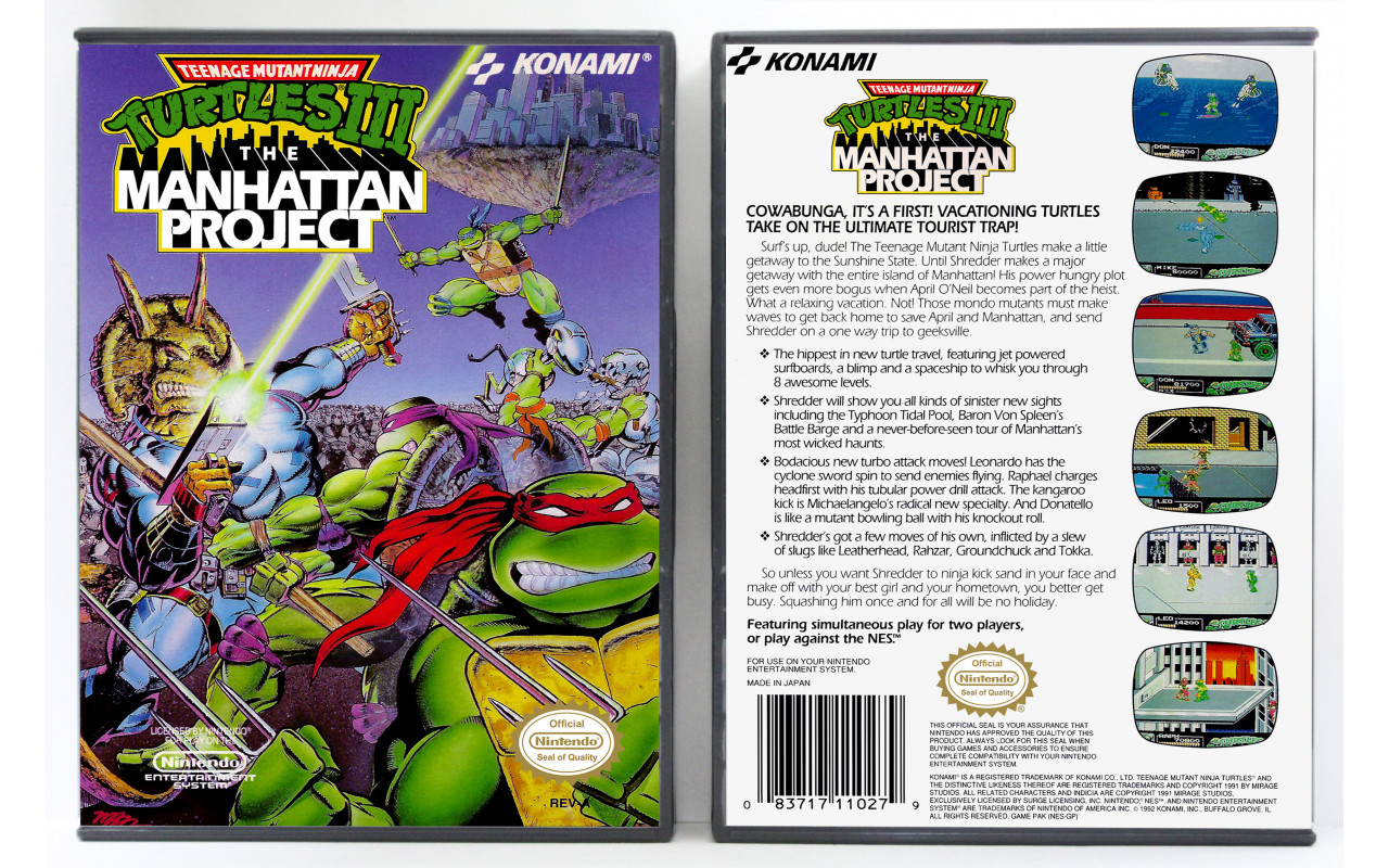 Gaming Relics - Nintendo NES - Teenage Mutant Ninja Turtles III: The ...