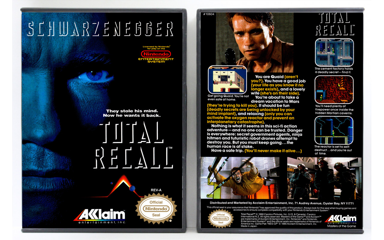 Gaming Relics - Nintendo NES - Total Recall