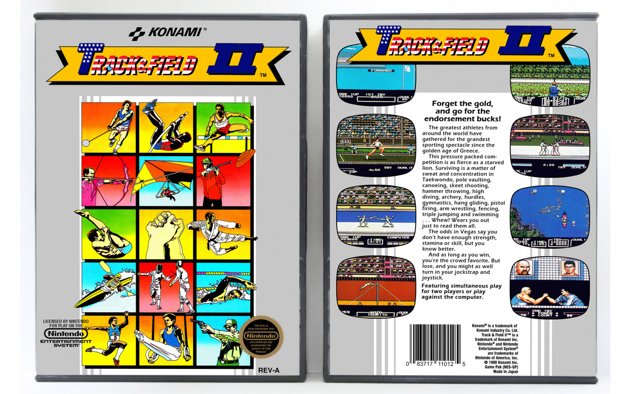 Gaming Relics - Nintendo NES - Track & Field II