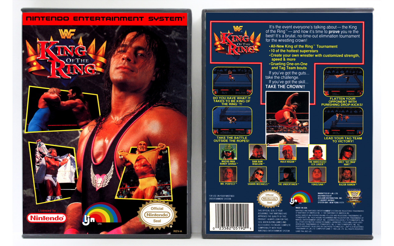 Wwf king of the ring nes online