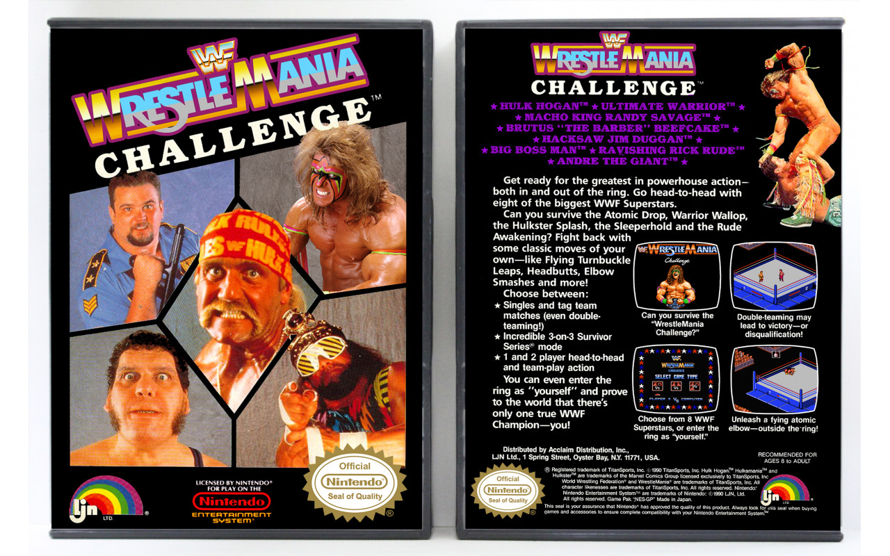 Gaming Relics - Nintendo NES - WWF WrestleMania Challenge