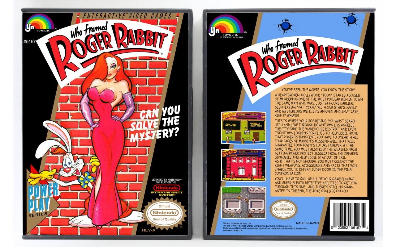 Gaming Relics - Nintendo NES - Who Framed Roger Rabbit