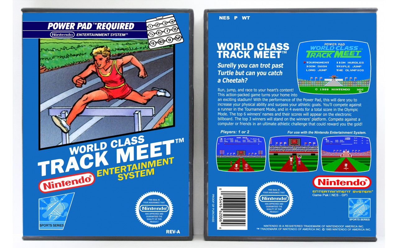 Gaming Relics - Nintendo NES - World Class Track Meet