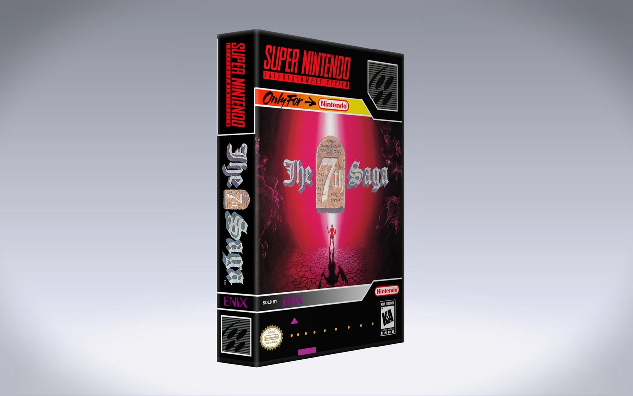 Gaming Relics - Super Nintendo - Vertical Style - 7th Saga, The