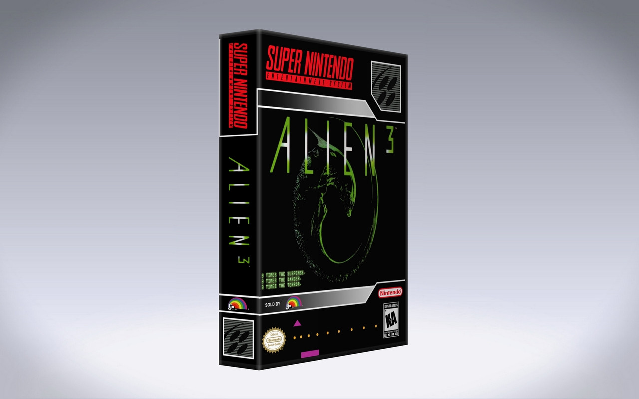 Gaming Relics - Super Nintendo - Vertical Style - Alien 3