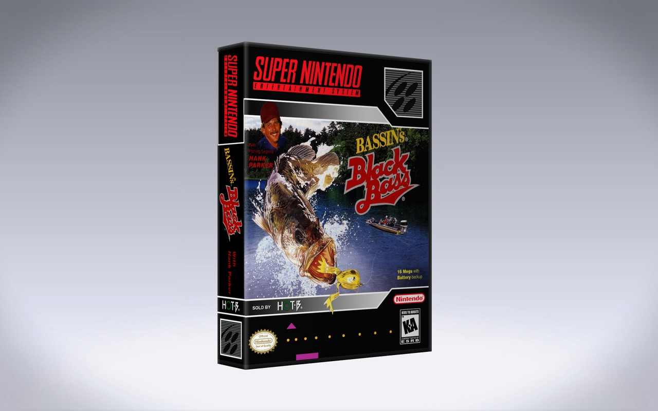 Gaming Relics - Super Nintendo - Bassin's Black Bass with Hank Parker