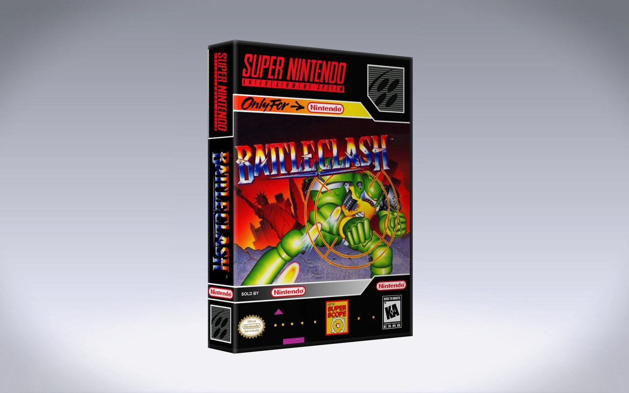 Gaming Relics - Super Nintendo - Vertical Style - Battle Clash