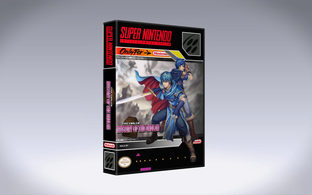 Gaming Relics - Super Nintendo - Vertical Style - Fire Emblem: Mystery ...